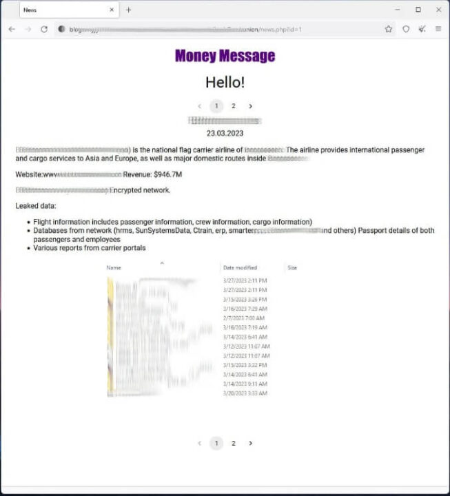 Money Message, la nuova minaccia ransomware che chiede riscatti ...