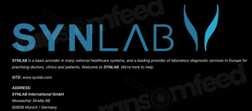 Attacco a Synlab Italia: è ransomware, possibile violazione dei dati dei pazienti - Cyber ...